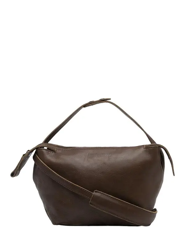 UMA WANG Zipped Shoulder Bag - Brown