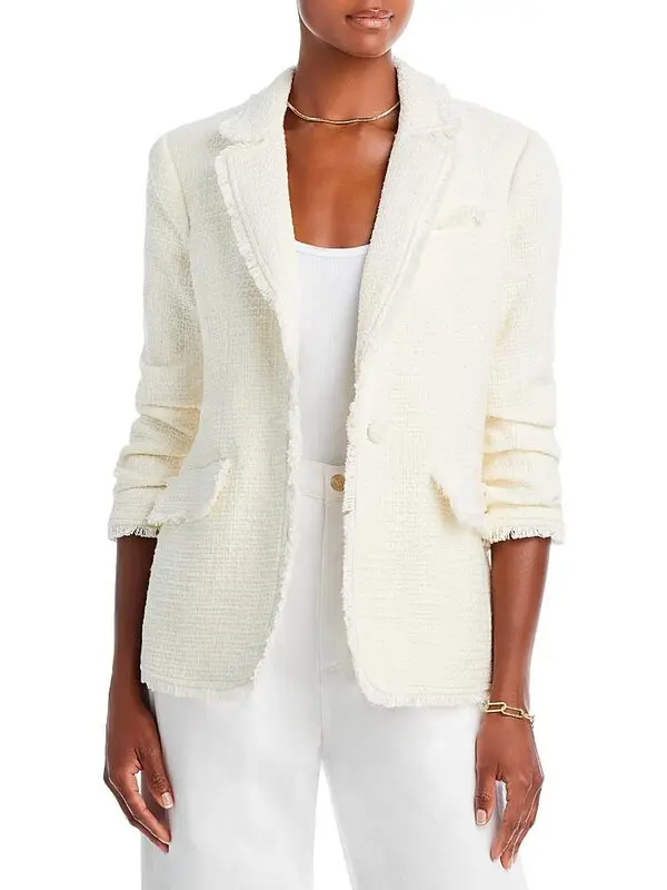 Cinq À Sept Khloe Boucle Blazer - Gardenia