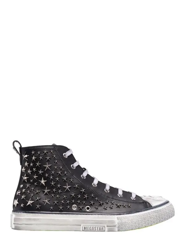Philipp Plein Studs Megastar Hi-top Sneakers - Black