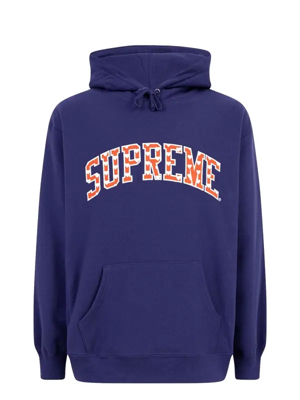 Supreme Hearts Arc Hooded Sweatshirt - Blue