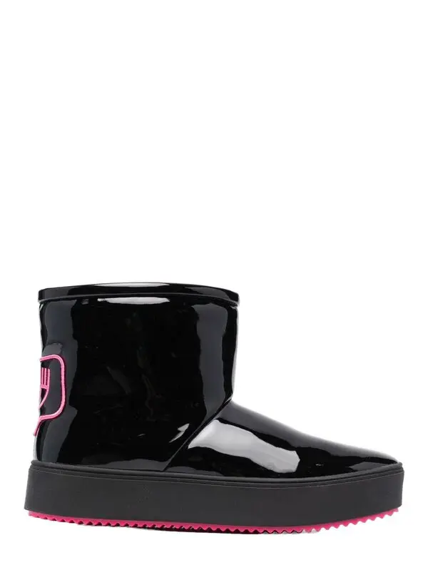 CHIARA FERRAGNI Round-toe Boots - Black