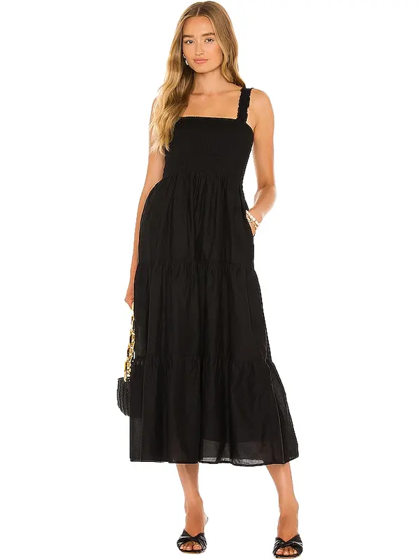 Seafolly Faithful Midi Dress - Black