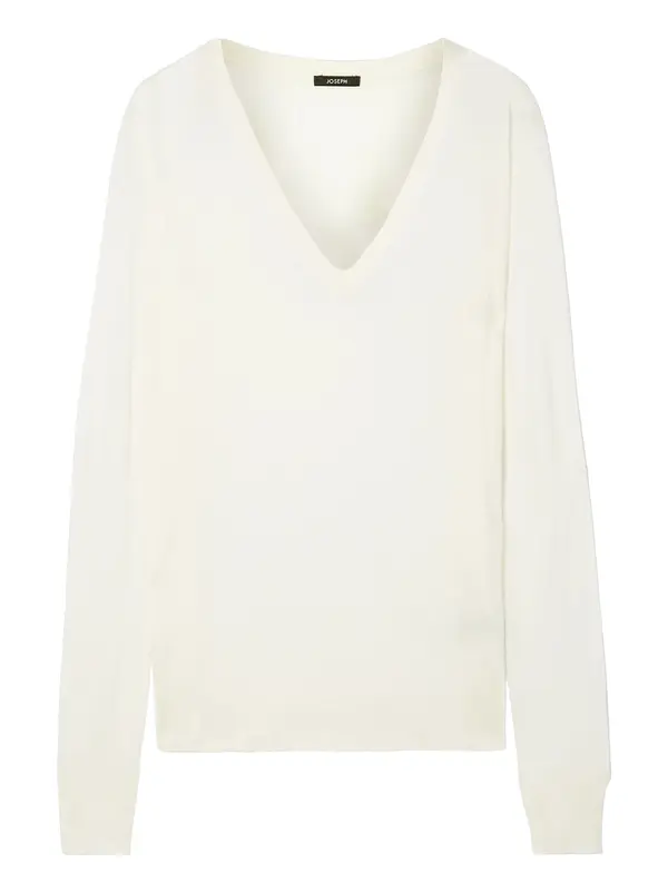 JOSEPH Cashair Cashmere Sweater - Ivory