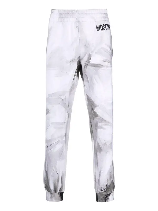 Moschino Logo-print Detail Track Pants - White