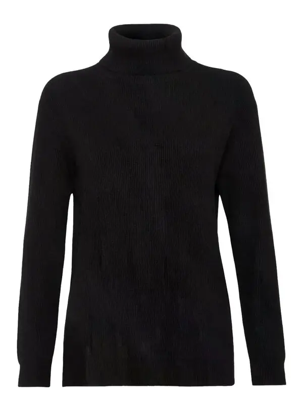 Brunello Cucinelli Cashmere Turtleneck Jumper - Black