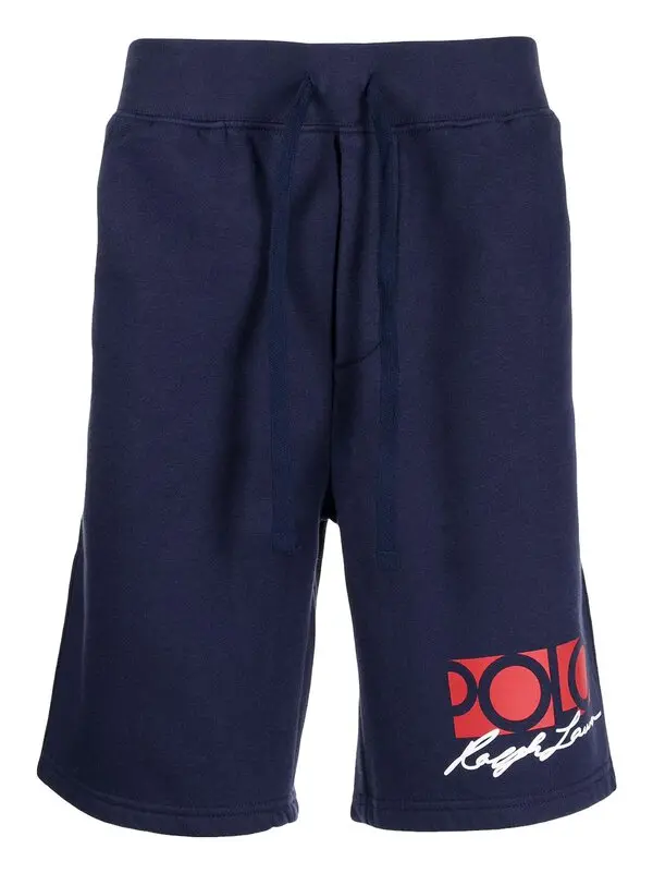 Polo Ralph Lauren Logo-print Track Shorts - Blue