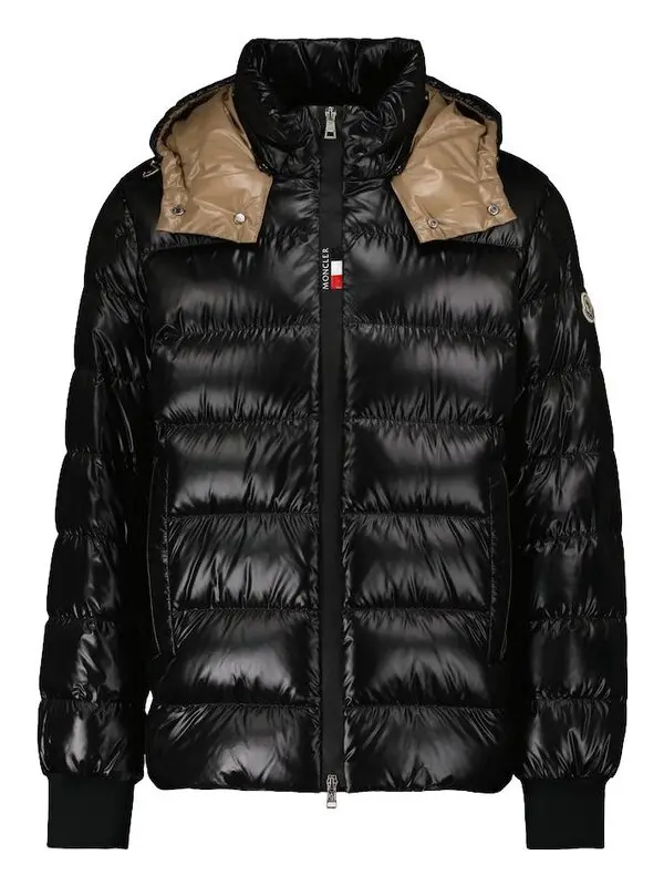 Moncler Cuvellier Nylon Down Jacket - Black