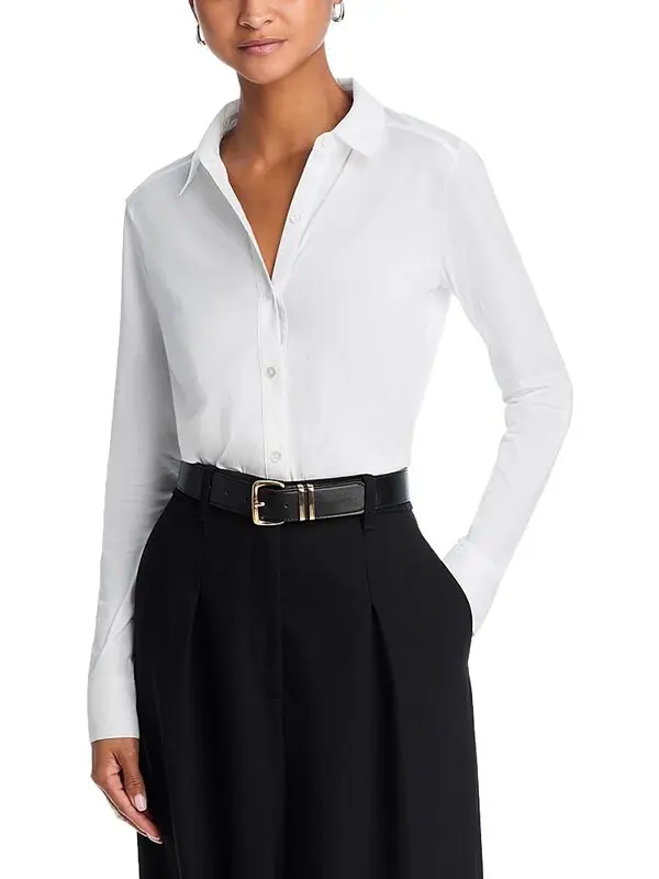 Theory Pima Cotton Shirt - White