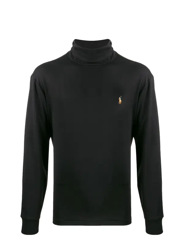 Polo Ralph Lauren Roll Neck Top - Black