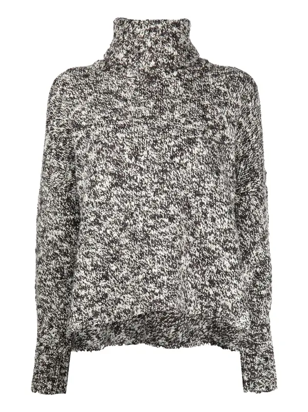 Adam Lippes Bouclé Wool Turtleneck Jumper - White