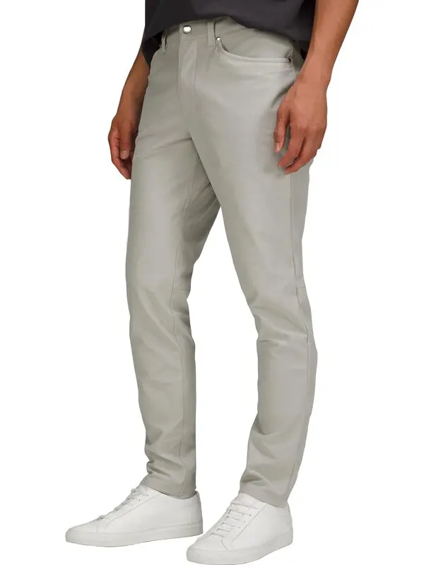 Lululemon Abc Slim-fit 5 Pocket Pant 32l - Seal Grey
