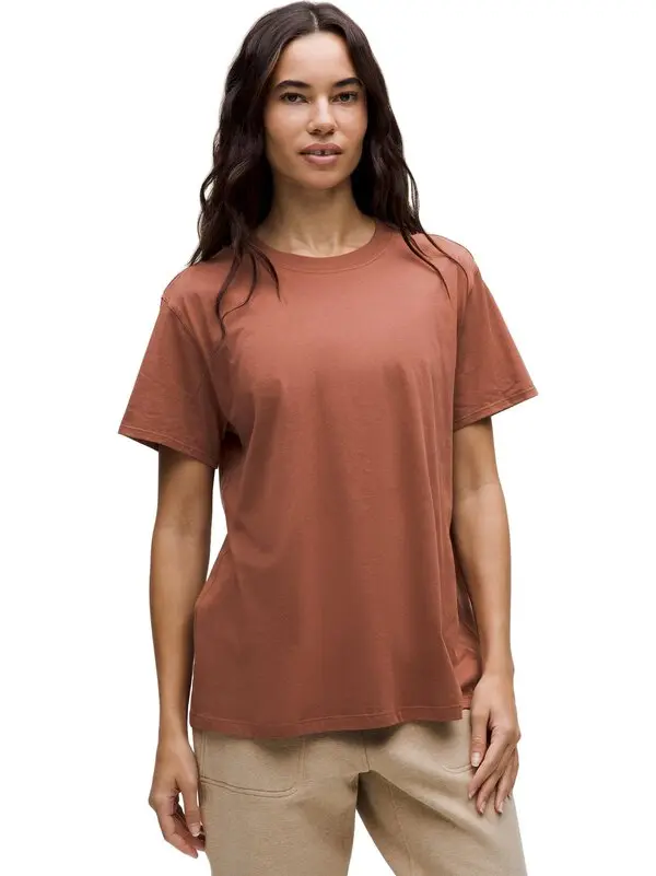 Lululemon All Yours Cotton T-shirt - Ancient Copper