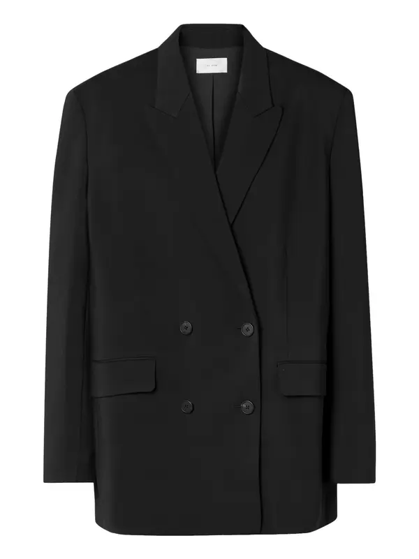 THE ROW Essentials Tristana Twill Blazer - Black
