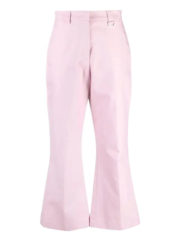 MSGM Pressed-crease Tailored Trousers - Pink