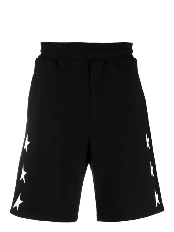 Golden Goose Star Print Shorts - Black