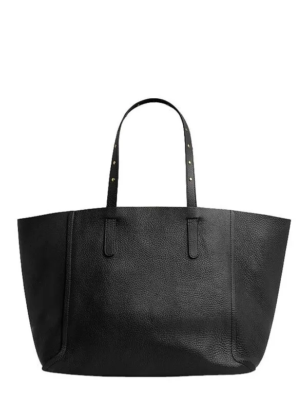 Gerard Darel Large Leather Tote - Black