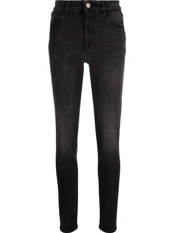 Attico High-waist Skinny-fit Jeans - Black
