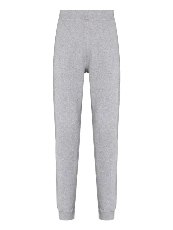 Sunspel Cotton Tapered Track Pants - Grey