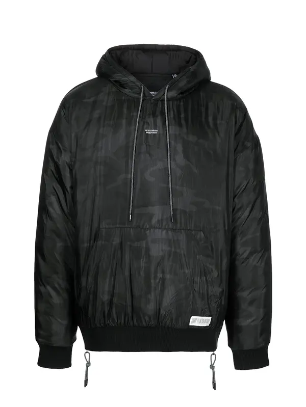 MOSTLY HEARD RARELY SEEN Logo Hooded Jacket - Black