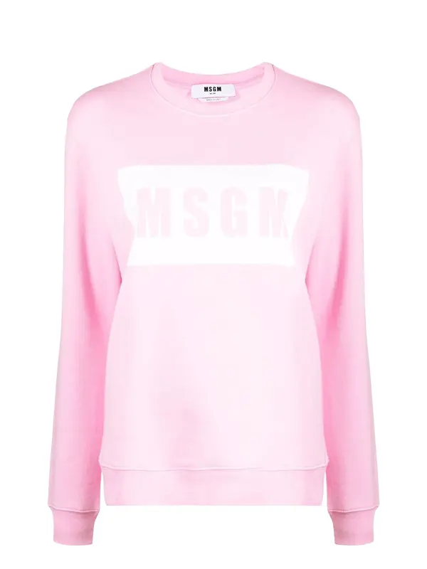 MSGM Crew Neck Sweatshirt - Pink