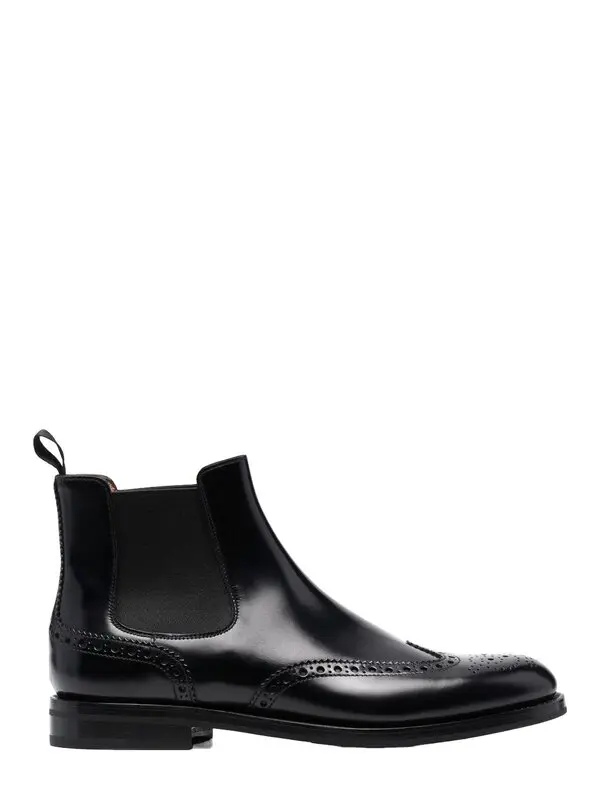 Church's Charlize Brogue-detail Chelsea Boots - Black