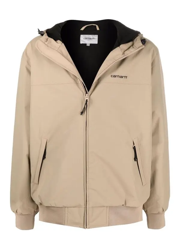 Carhartt Work In Progress Hooded Bomber Jacket - Neutrals