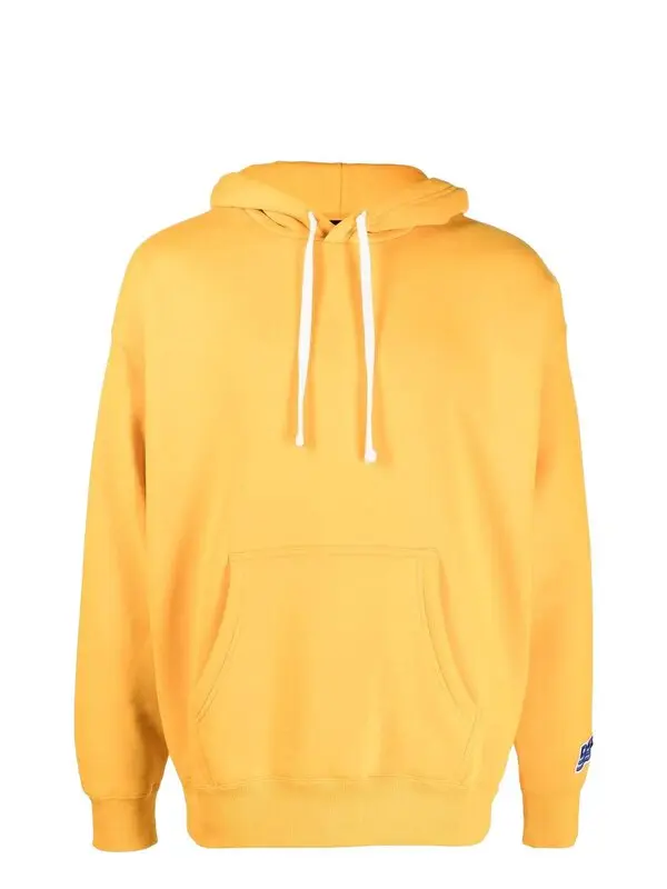 DIESEL® Logo Patch Cotton Hoodie - Yellow