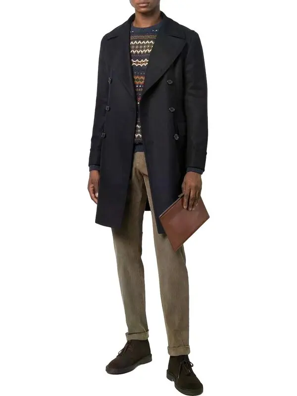 BRIGLIA 1949 Corduroy Straight-leg Trousers - Green