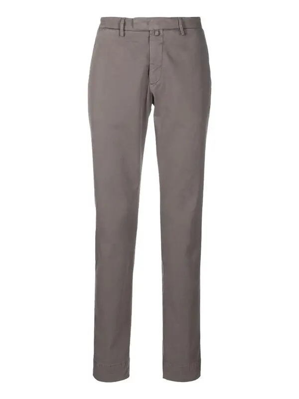 BRIGLIA 1949 Straight-leg Chino Trousers - Grey