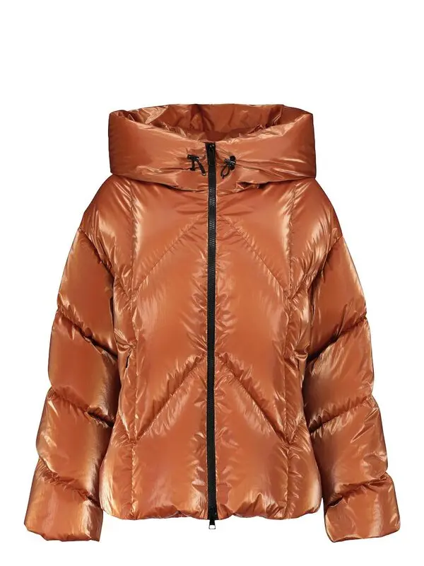 Moncler Frele Nylon Down Jacket - Orange