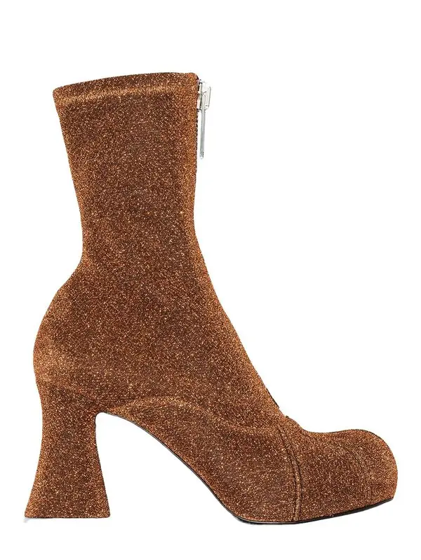 Stella McCartney Glitter Duck City 80mm Boots - Neutrals