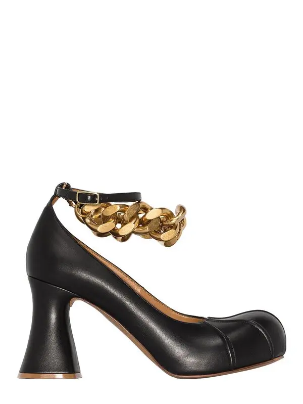 Stella McCartney Groove Chain-strap Pumps - Black