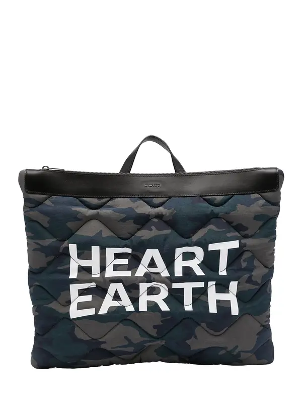 PORTS V Camouflage-print Backpack - Blue