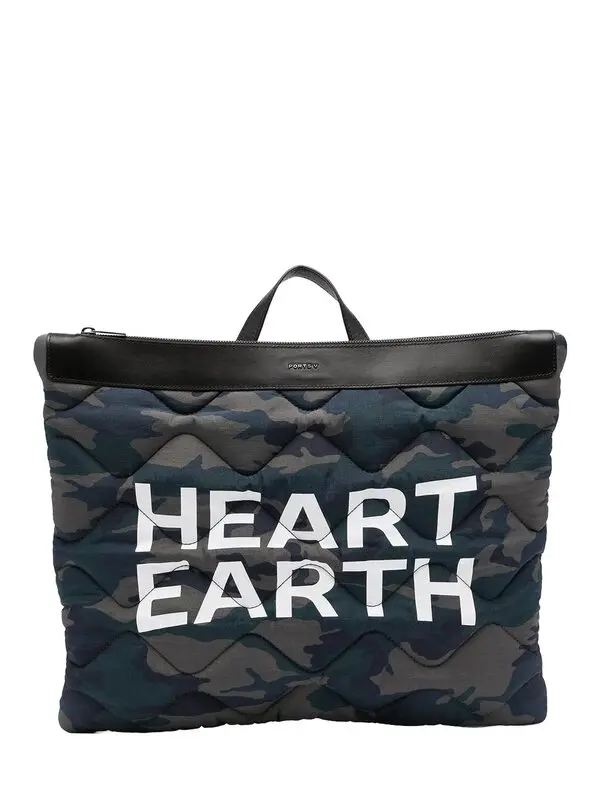 PORTS V Camouflage-print Backpack - Blue