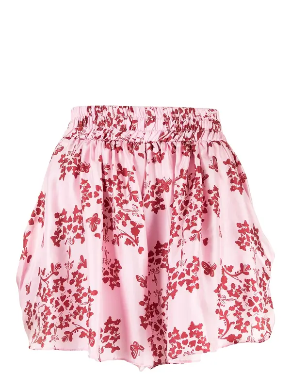MACGRAW Story Pleated Shorts - Pink