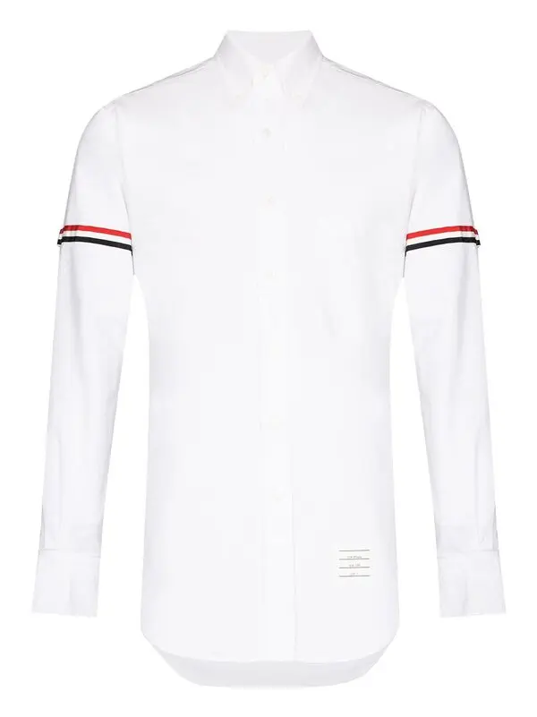 Thom Browne Rwb Long-sleeve Shirt - White
