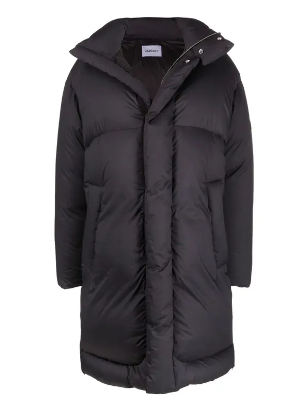 AMBUSH Logo-patch Padded Coat - Black