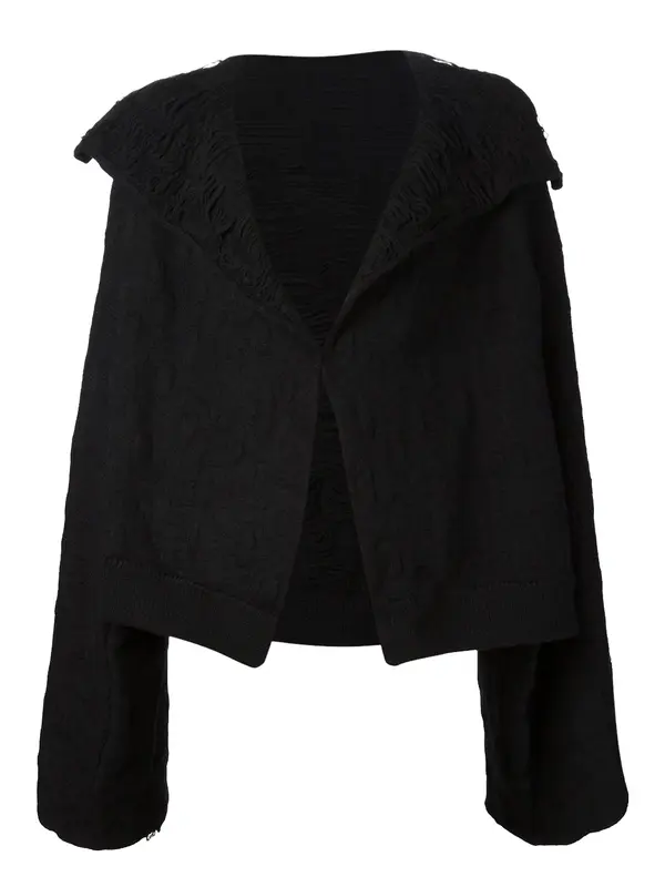 Yohji Yamamoto Oversized Wool Jacket - Black