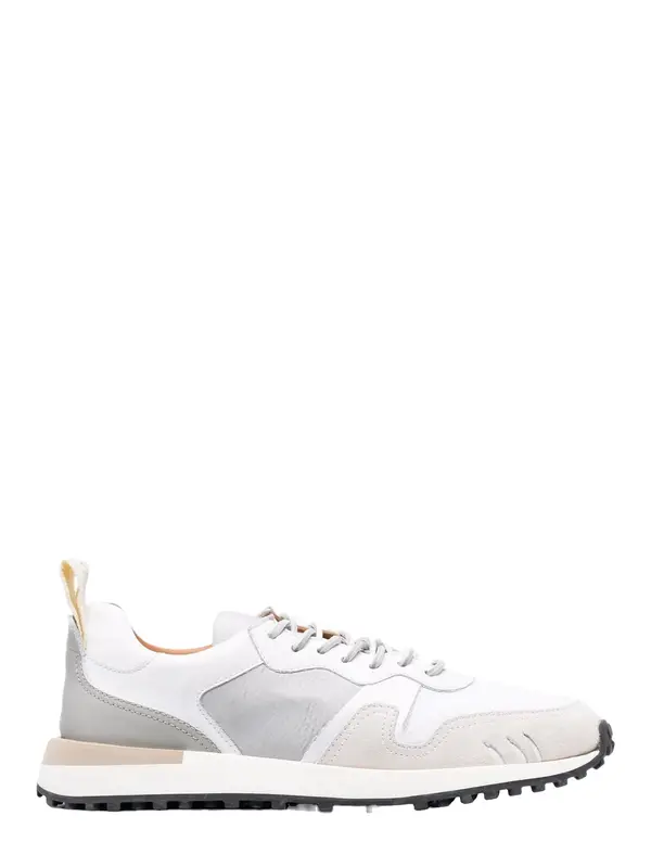 BOTTERO Panelled Leather Sneakers - White