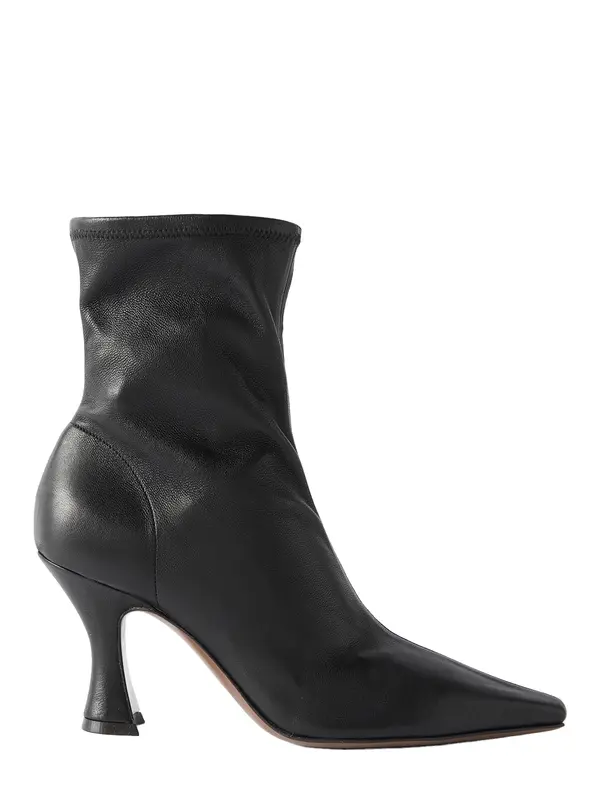NEOUS Ran Stretch-leather Ankle Boots - Black