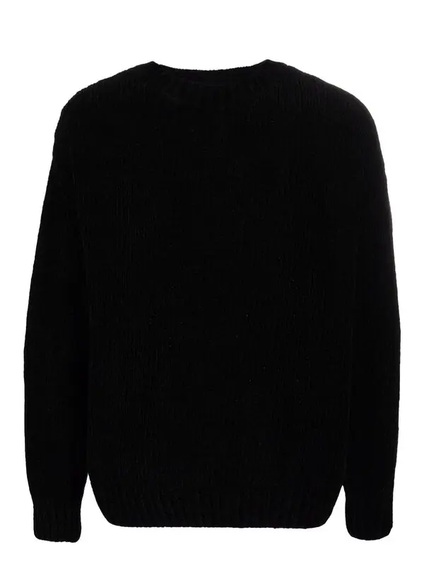 BONSAI Crewneck Pullover Jumper - Black