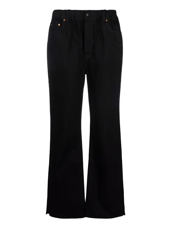 Alexander Wang Loose Fit Wide Leg Trousers - Black