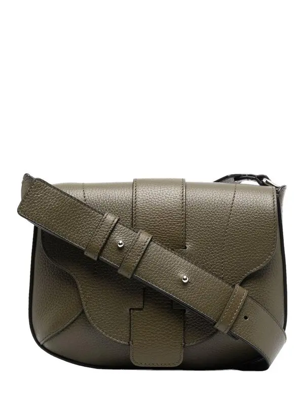 Hogan Debossed Logo Crossbody Bag - Green