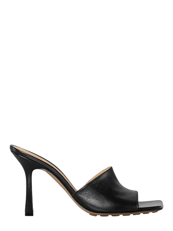 Bottega Veneta Leather Stretch Mules 90 - Black