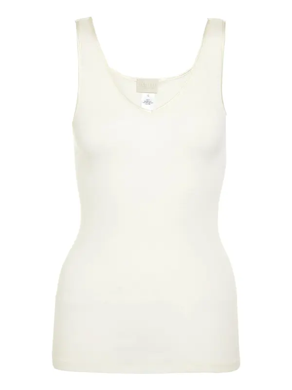 Hanro Wool And Silk Tank Top - Green