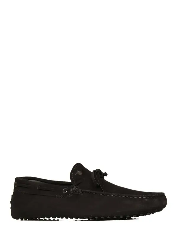 TOD'S Gommino Leather Driving Loafers - Black