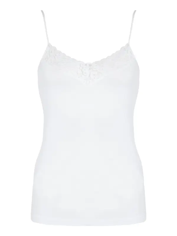 Hanro Moments V-neck Camisole - White