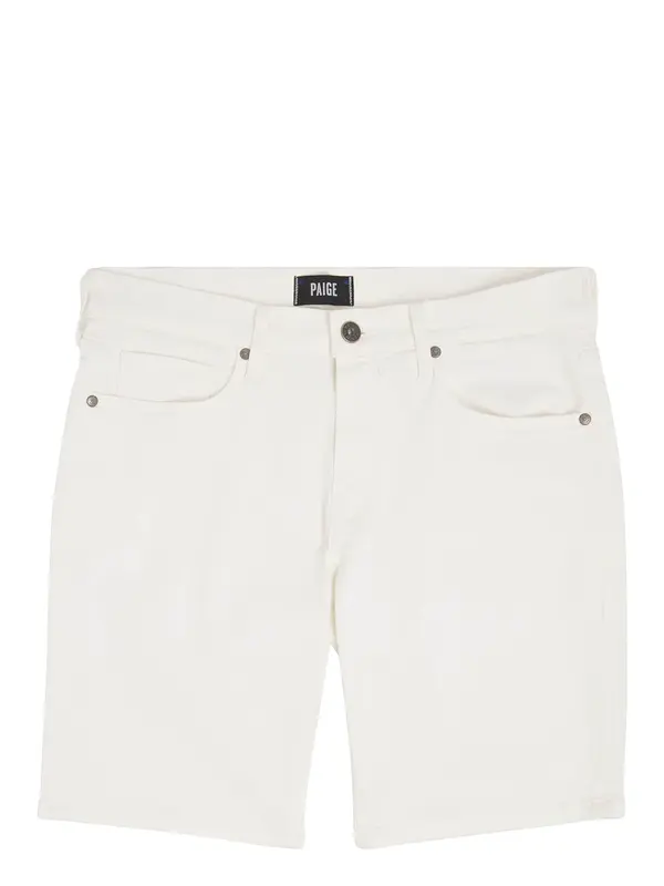 Paige Federal Denim Shorts - White