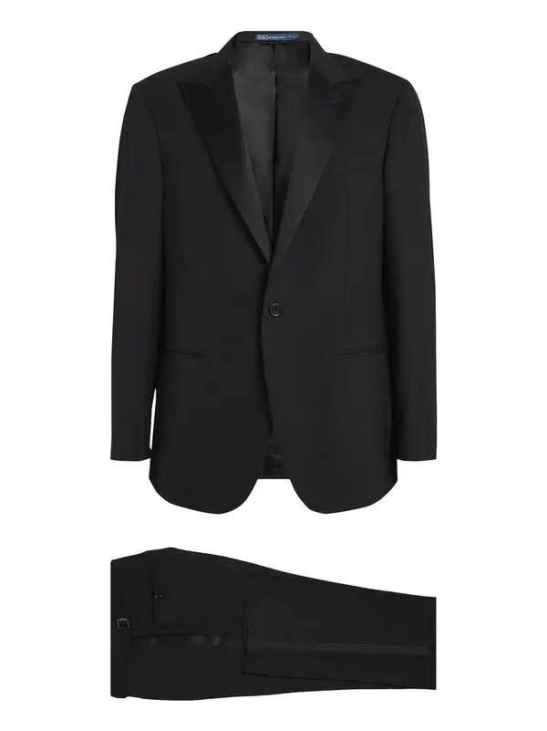 Polo Ralph Lauren Wool Peak-lapel Tuxedo - Black