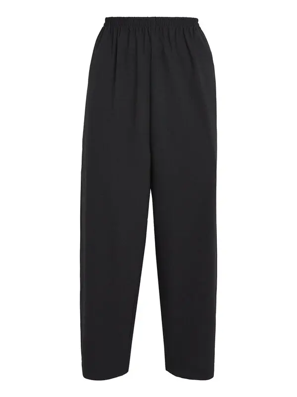 Eskandar Wide-leg Japanese Trousers - Grey